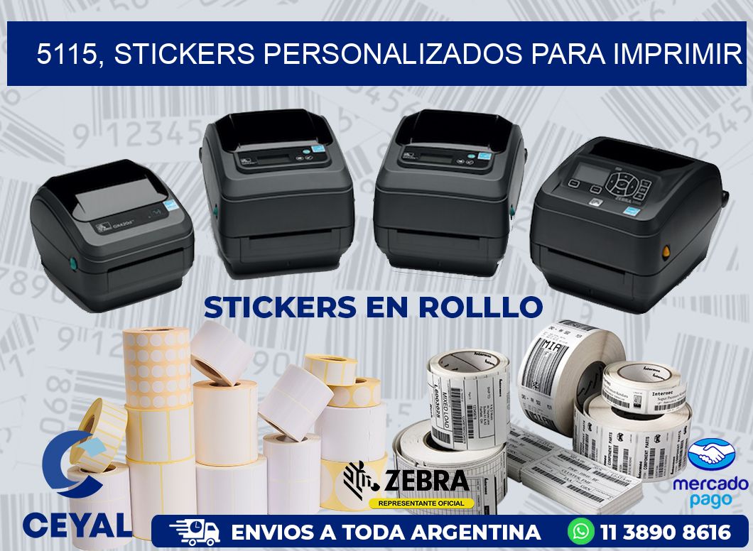 5115, stickers personalizados para imprimir - Etiquetado Textil