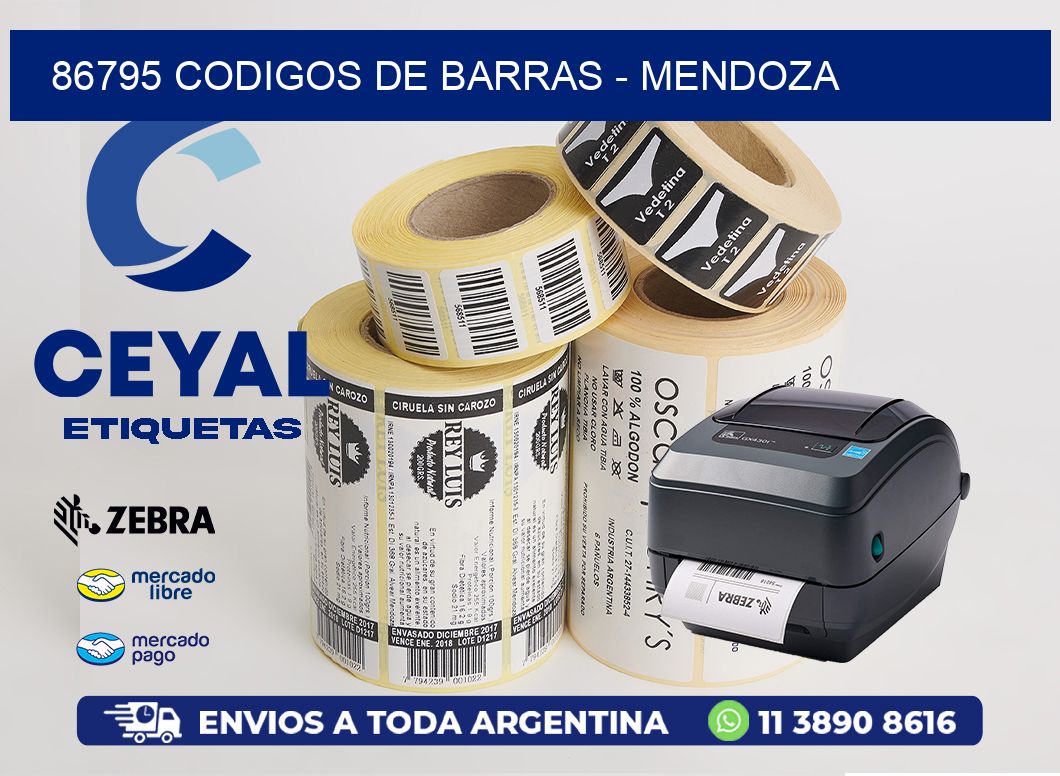 86795 CODIGOS DE BARRAS – MENDOZA - Etiquetado Textil
