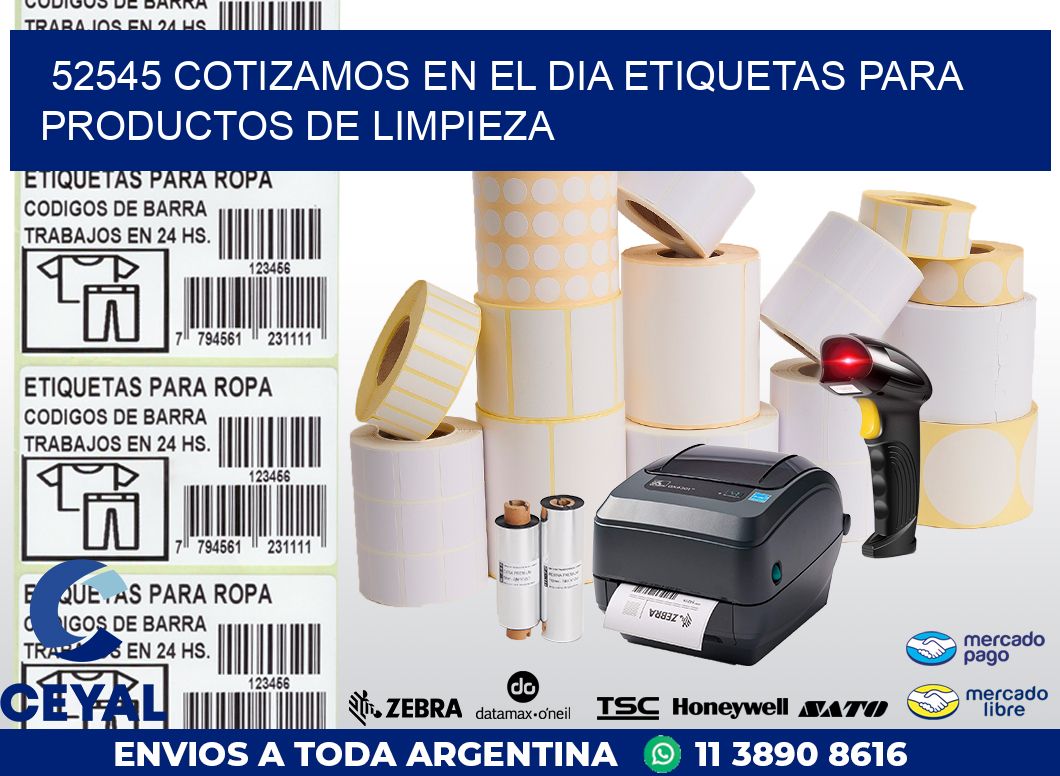 52545 COTIZAMOS EN EL DIA ETIQUETAS PARA PRODUCTOS DE LIMPIEZA ...
