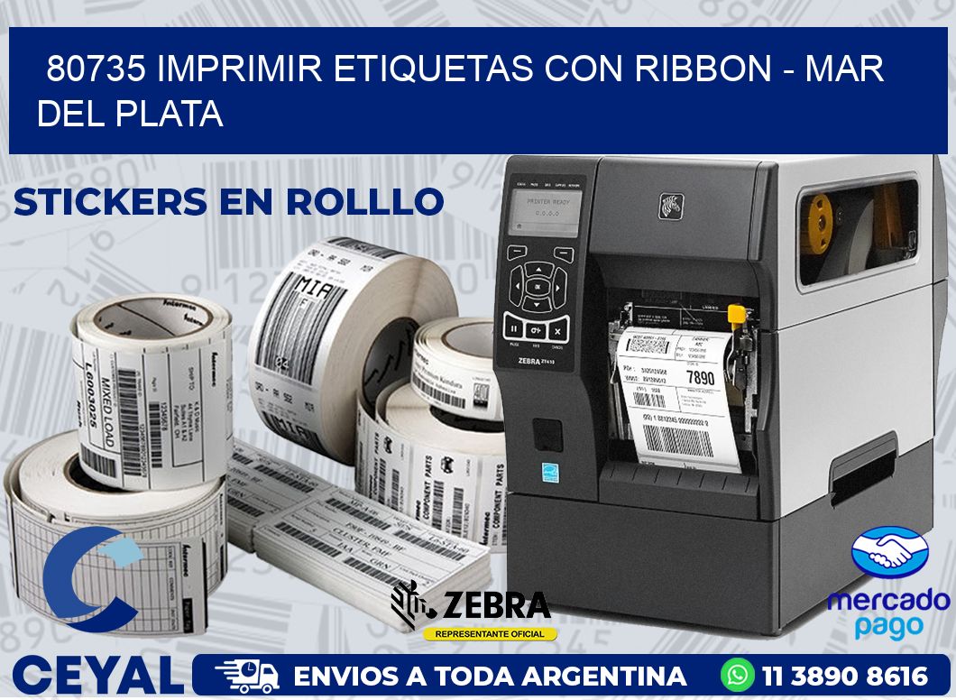 80735 IMPRIMIR ETIQUETAS CON RIBBON – MAR DEL PLATA - Etiquetado Textil