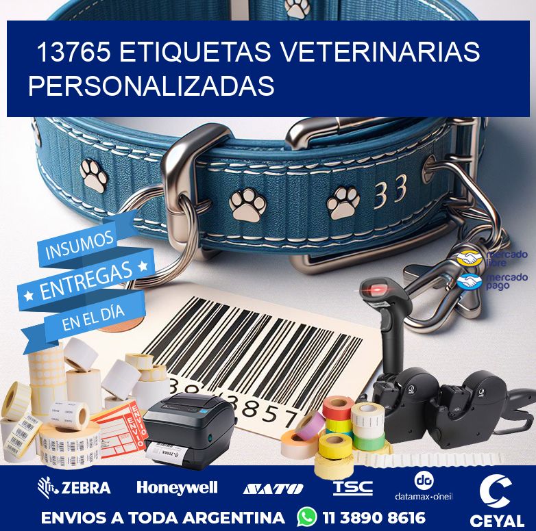 13765 ETIQUETAS VETERINARIAS PERSONALIZADAS - Etiquetado Textil
