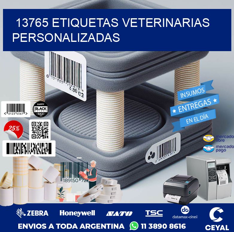 13765 ETIQUETAS VETERINARIAS PERSONALIZADAS - Etiquetado Textil