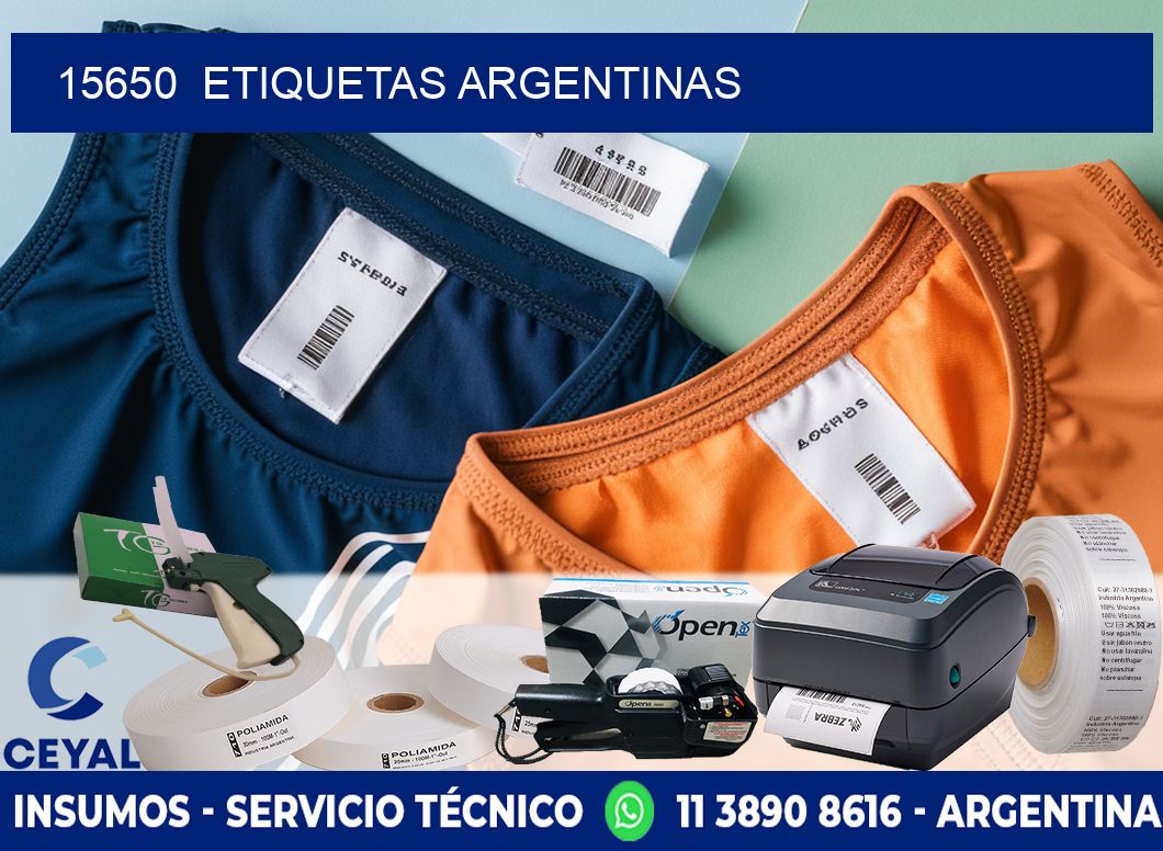 15650 ETIQUETAS ARGENTINAS - Etiquetado Textil