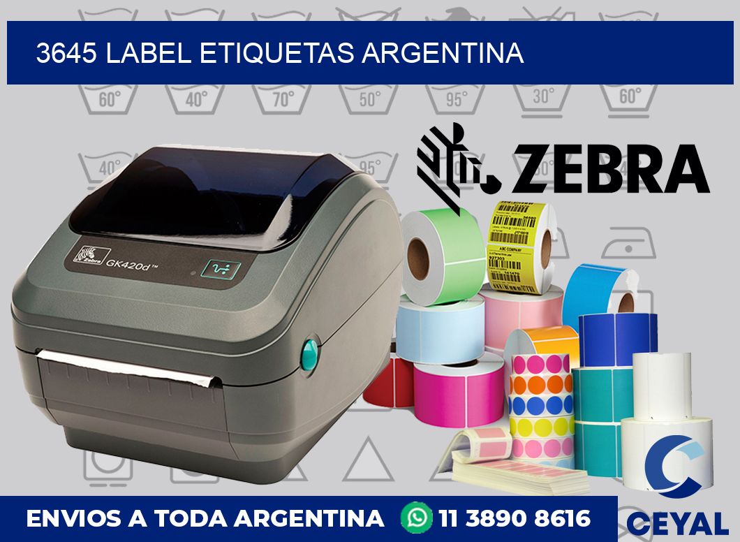 3645 LABEL ETIQUETAS ARGENTINA - Etiquetado Textil